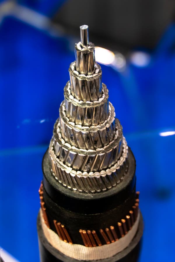 Sample of Multi-core Cable with Protected Wires Stock Image - Image of ...