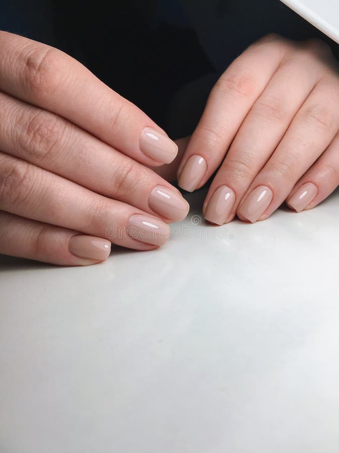 Sample of Nail Design on Female Hands Stock Photo - Image of hand ...