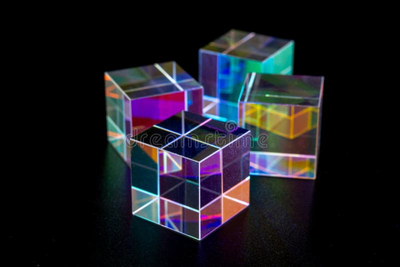 Sample of Optical Glass Cube Stock Image - Image of cube, closeup ...