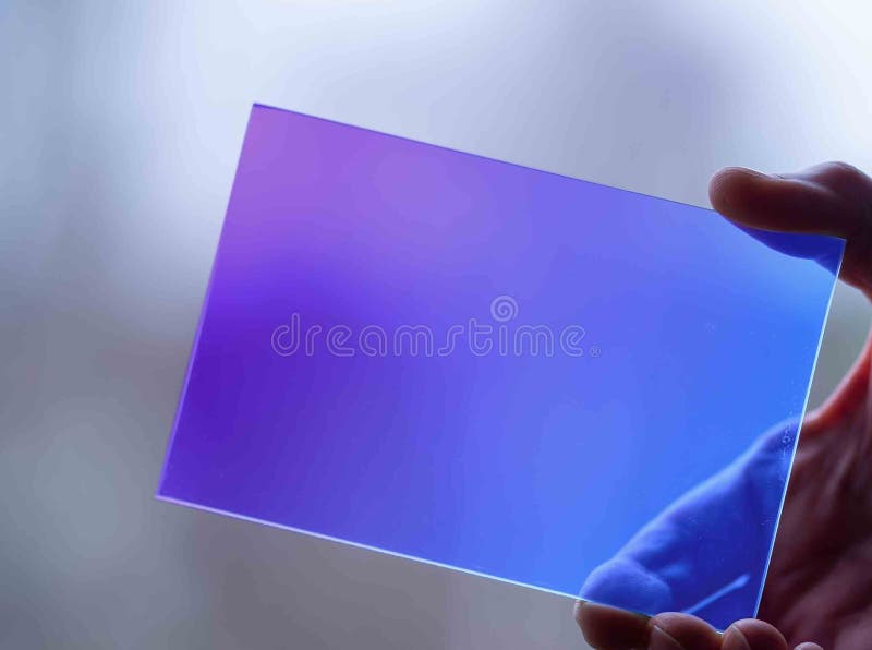 Sample of Optical Glass for Use in Military Lasers Stock Image - Image ...