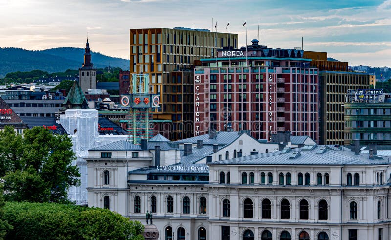 Architecture of Oslo, Scandinavia Editorial Image - Image of europe ...