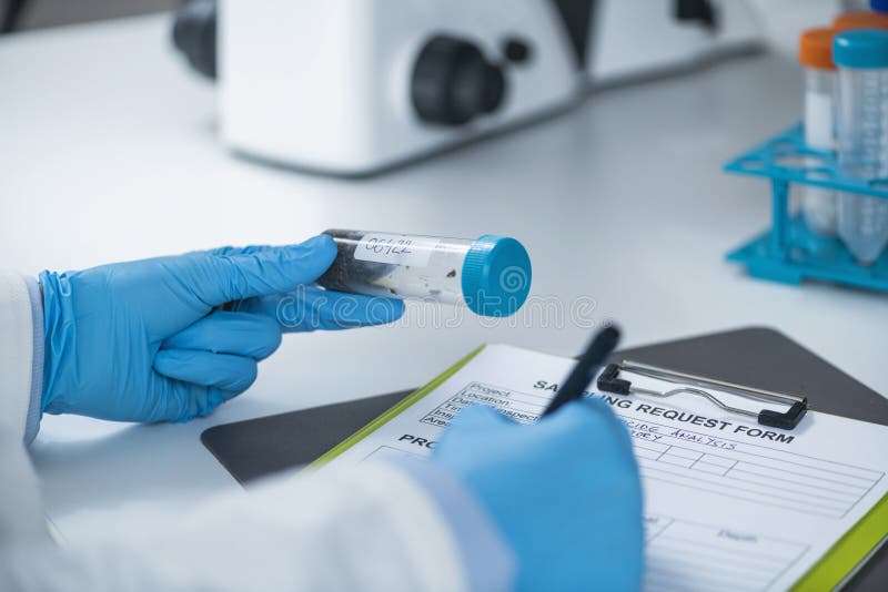 Pesticide Testing. Laboratory Inspection of Organic Farming Samples ...