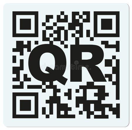 Sample QR Code with Letter QR PSD Editorial Photography - Illustration ...