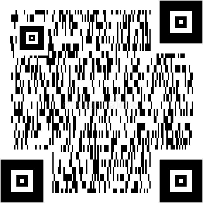 Sample Qr Code Ready To Scan with Smart Phone Stock Illustration ...