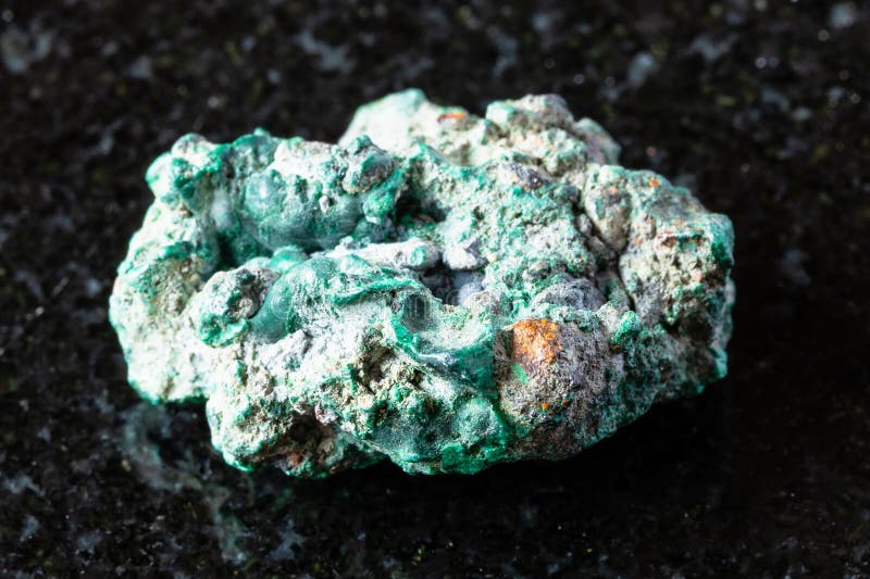 578 Malachite Green Rock Gem Black Background Stock Photos - Free ...
