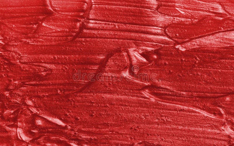 Sample of Red Glitter Gel with Small Particles, Texture of Highlighter ...