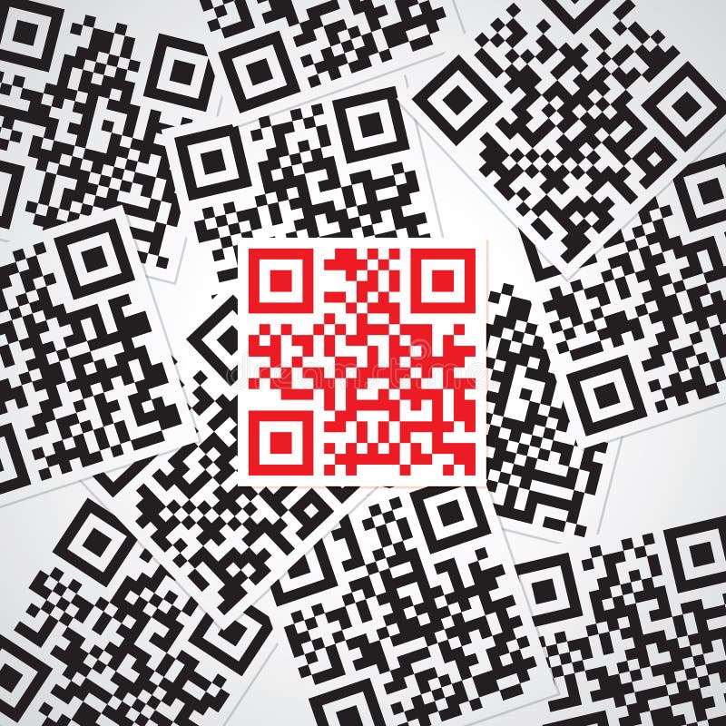 QR Code Business Infographics Banner & Background Stock Vector ...
