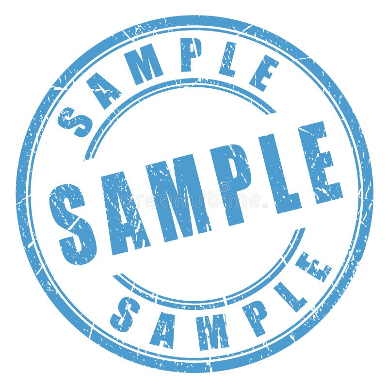 Sample rubber stamp stock vector. Illustration of notice - 80282693