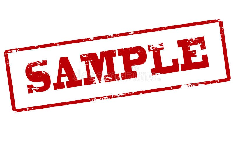 Sample stock illustration. Illustration of sample, word - 109013145
