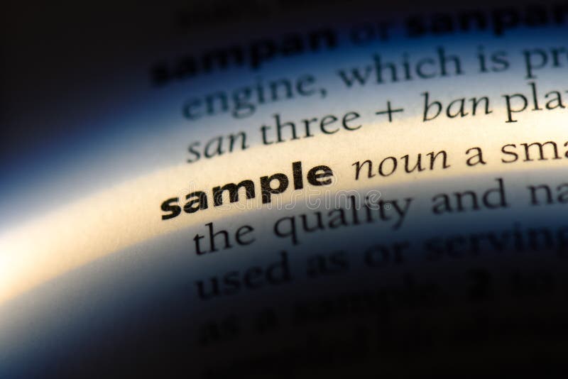 Sample stock photo. Image of sample, closeup, isolated - 126616574