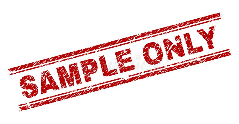 Grunge Textured SAMPLE only Stamp Seal Stock Vector - Illustration of ...