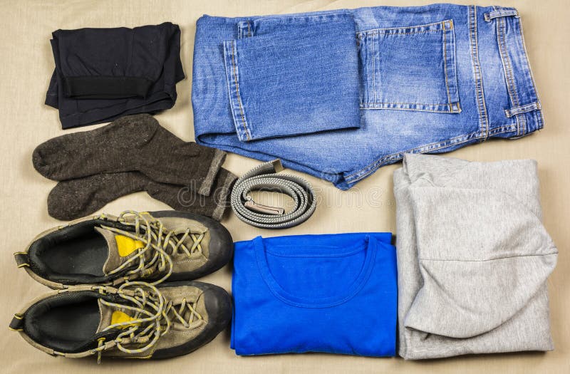 Sample Set of Youth Clothes. Stock Photo - Image of clothing, sporty ...