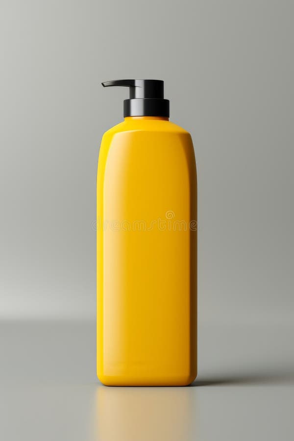 Sample of Shampoo Bottle Isolated, Mock-up Stock Photo - Image of mock ...