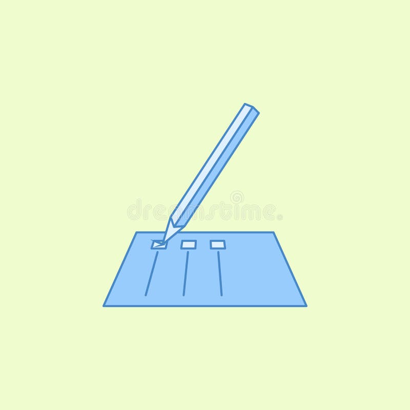 Sample Sheet Field Outline Icon. Element of Elections Icon for Mobile ...