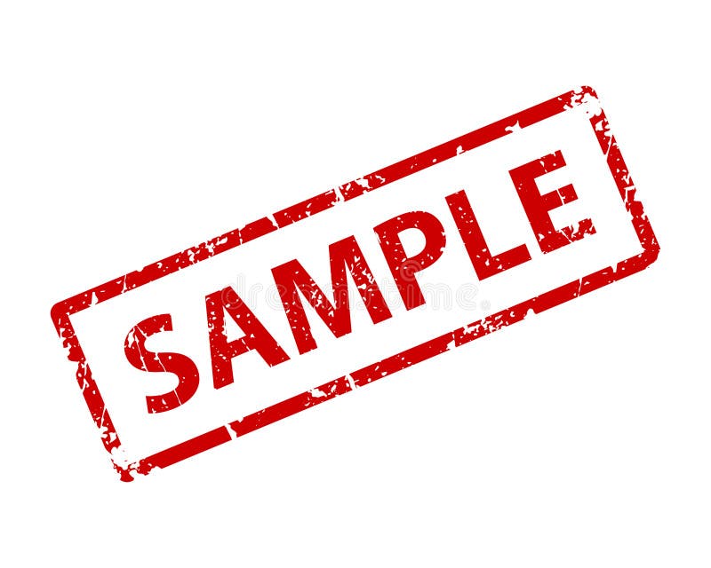 Sample Sign Sticker. Stamp Vector Texture Stock Vector - Illustration ...