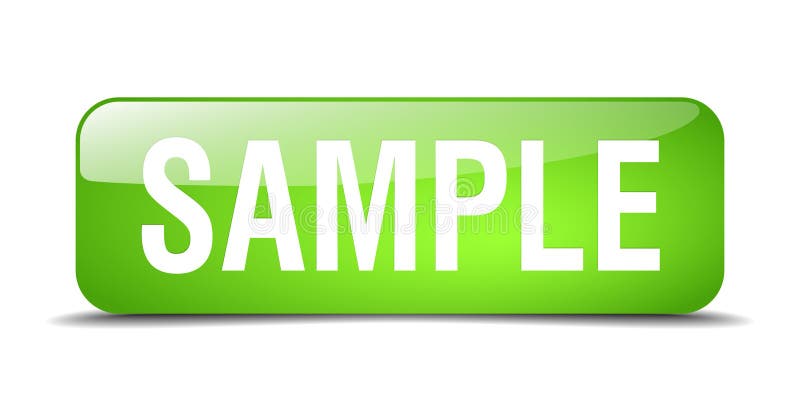 Sample green button stock illustration. Illustration of product - 57456381