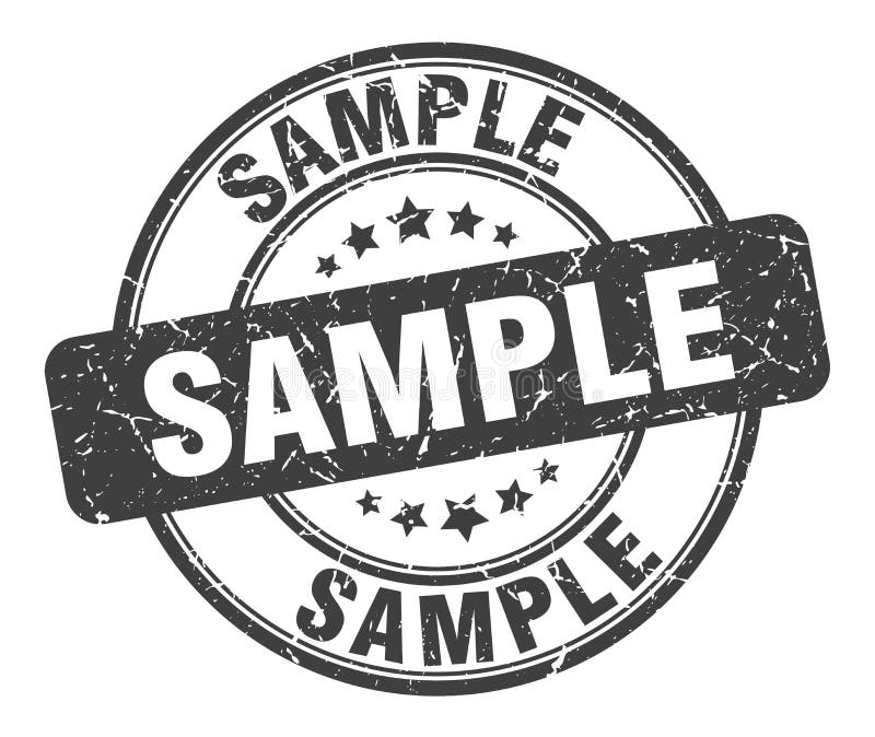 Sample ribbon. stock vector. Illustration of label, stamp - 153289268