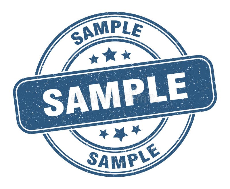 Sample Stamp. Sample Square Grunge Sign Stock Vector - Illustration of ...