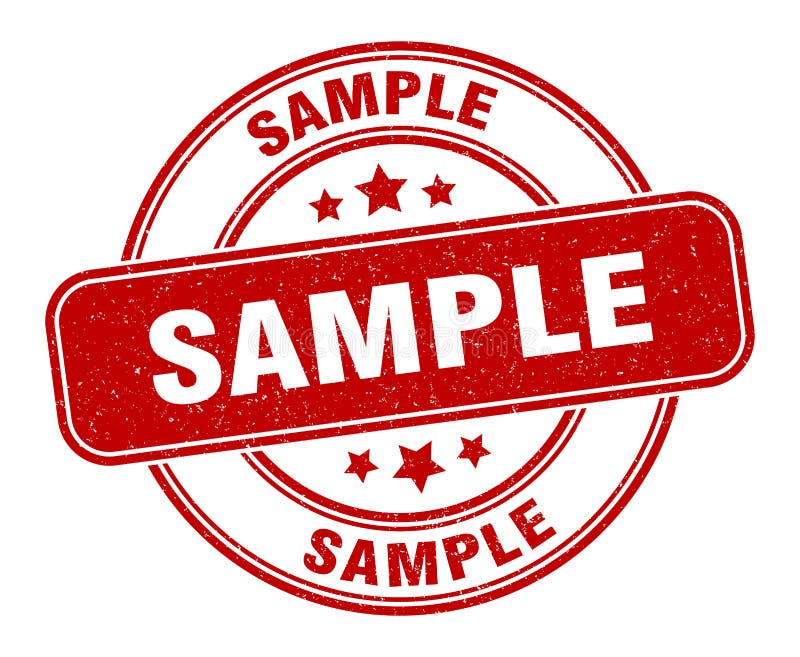 Sample stamp stock vector. Illustration of badge, price - 158103811