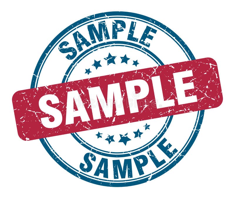 Sample sticker. stock vector. Illustration of template - 153373177