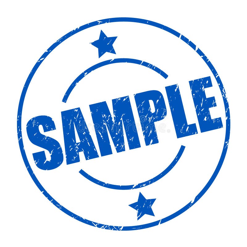 Sample stamp stock vector. Illustration of stamps, editable - 123951215