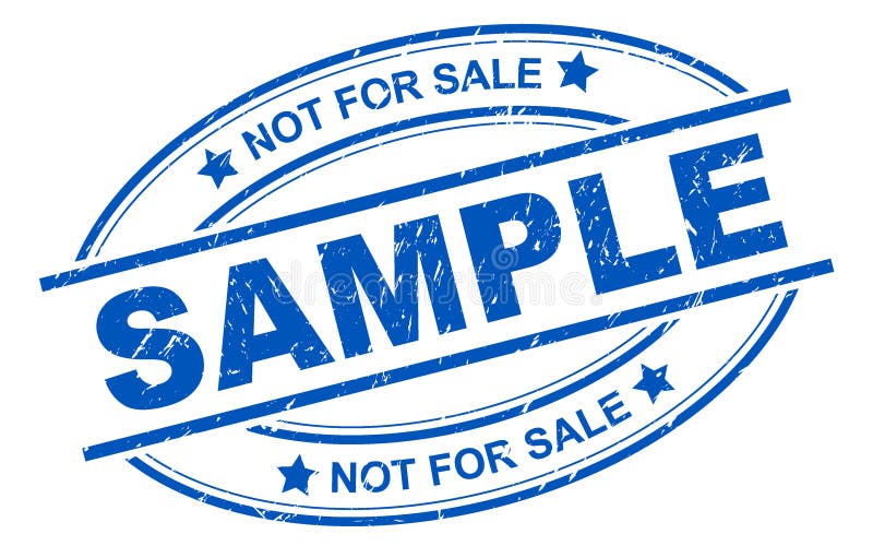 Sample stamp stock vector. Illustration of stamp, product - 123951468