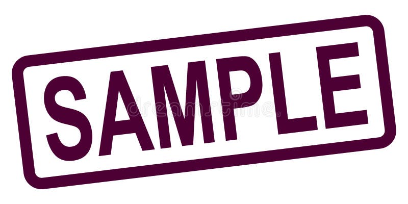 Sample stamp stock vector. Illustration of stamps, item - 123951597