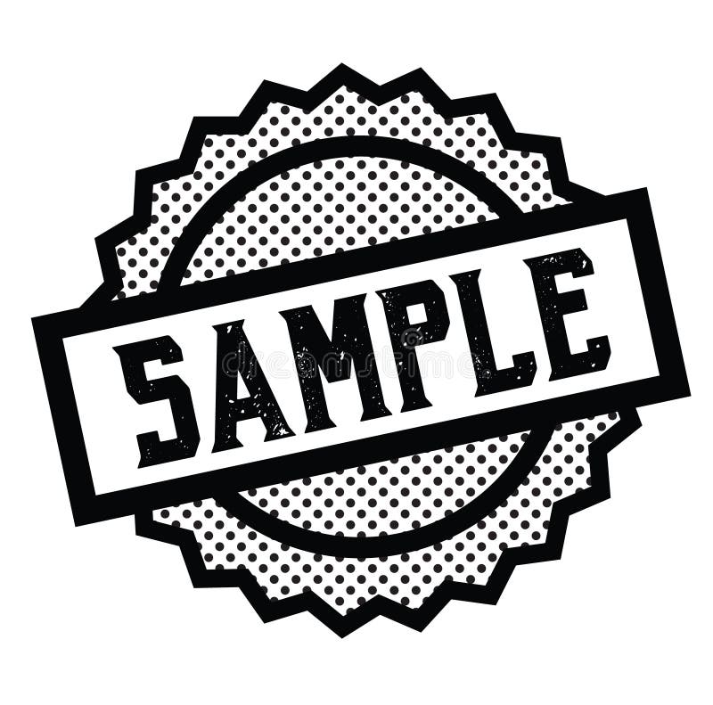 Sample stamp rubber grunge stock illustration. Illustration of grunge ...