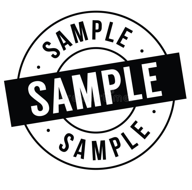 Sample stamp rubber grunge stock illustration. Illustration of grunge ...