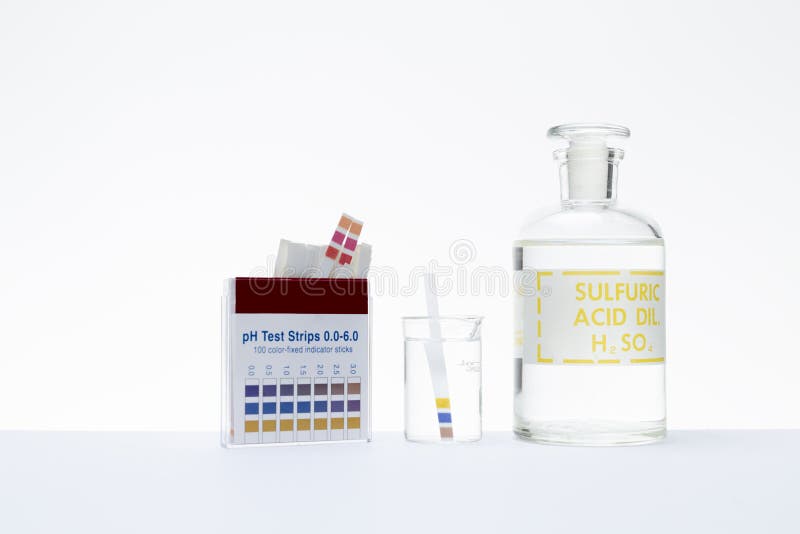 PH of sulfuric acid stock photo. Image of clinical, glassware - 265474974