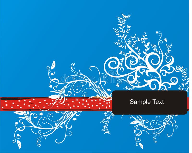 Sample Text stock vector. Illustration of curve, foliage - 3844149