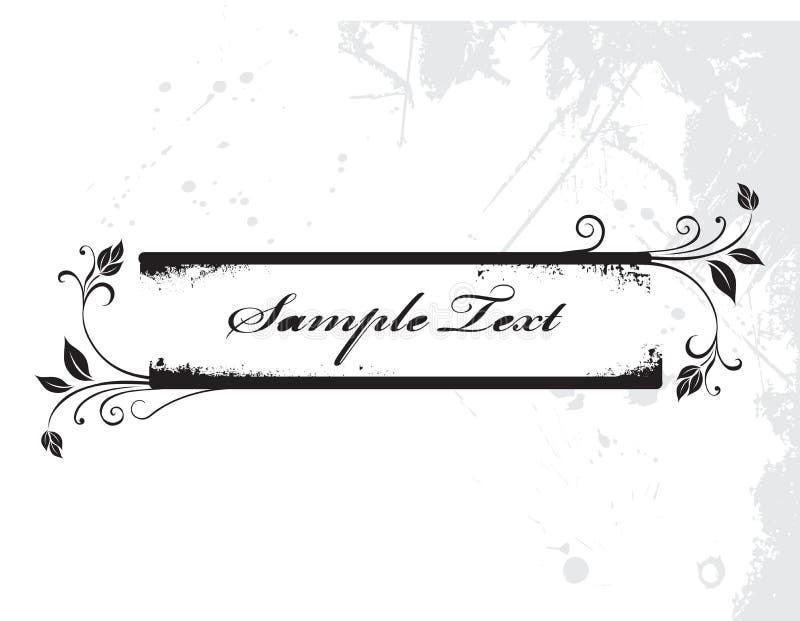 Sample text stock vector. Illustration of design, grunge - 4266428