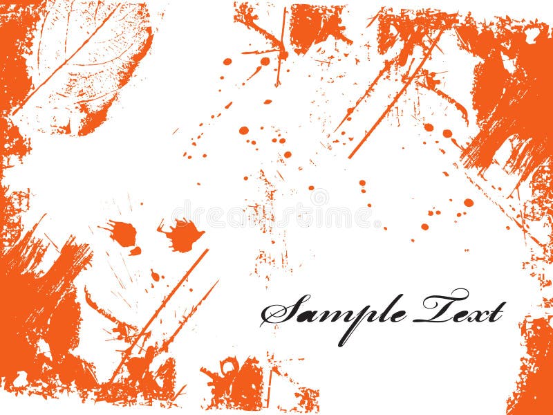 SAMPLE TEXT stock vector. Illustration of isolated, inkblot - 4266940