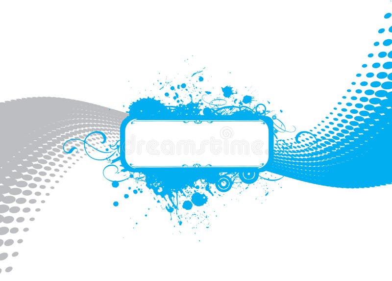 Abstract Curve Header or Banner with Sample Text Stock Vector ...