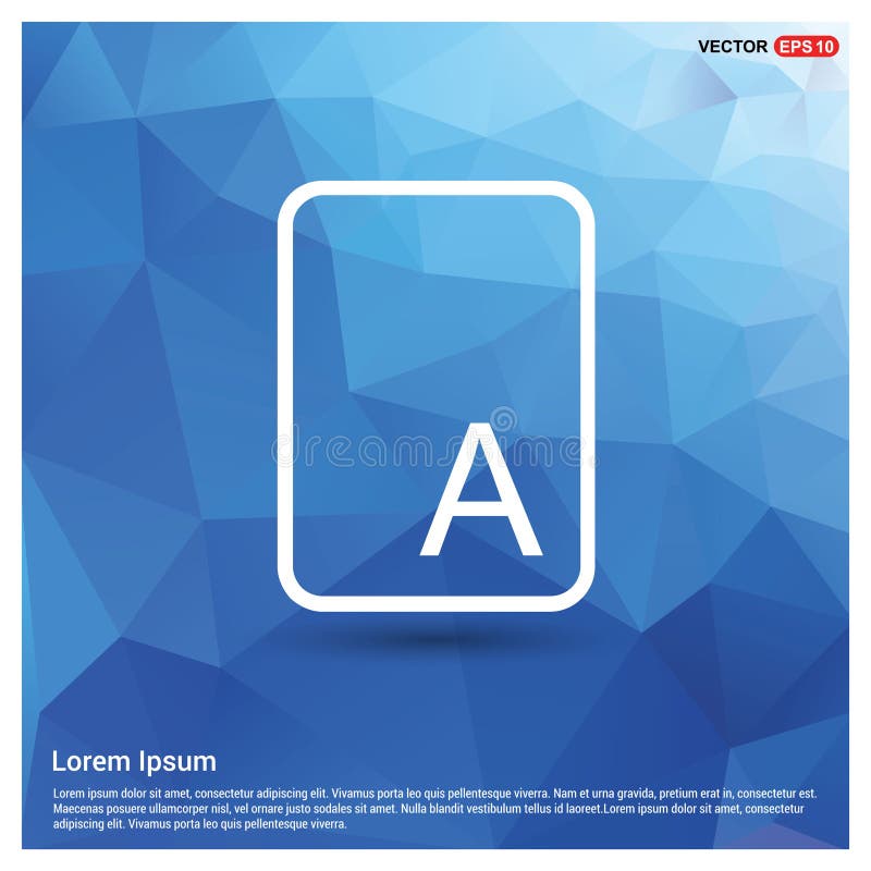 Sample text icon stock vector. Illustration of elements - 132421489