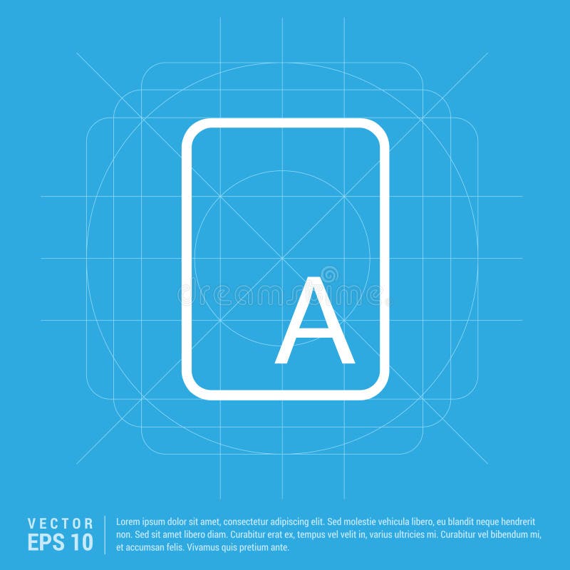 Sample text icon stock vector. Illustration of bookmark - 132411244