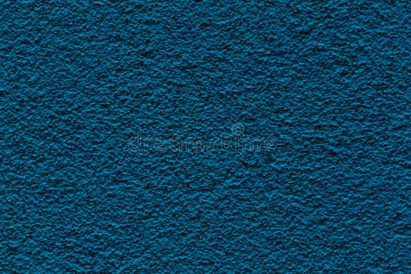 Sample of a Texture of Blue Plaster. Wall Finished with a Decorative ...