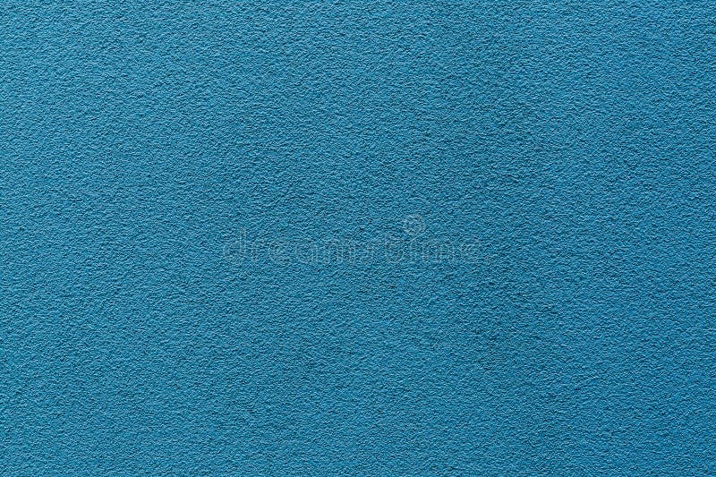Sample of a Texture of Blue Plaster. Wall Finished with a Decorative ...