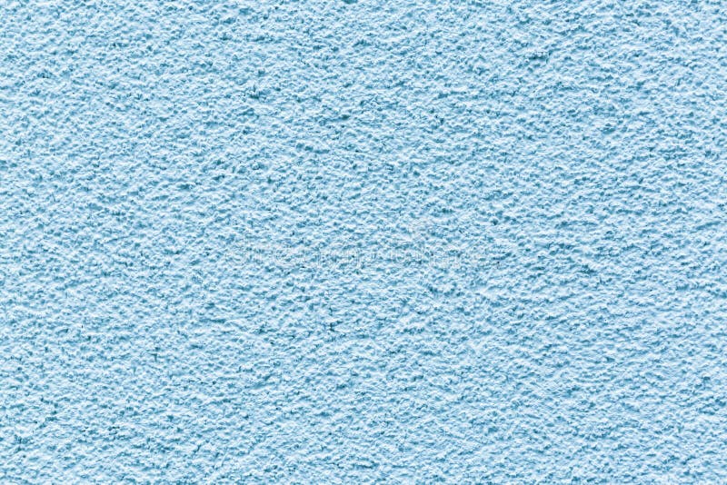 Sample of a Texture of Blue Plaster. Wall Finished with a Decorative ...