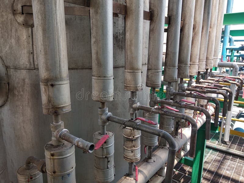 Sample Valve of a Distillation Column Stock Image - Image of energy ...