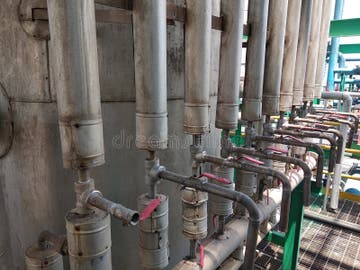 Sample Valve of a Distillation Column Stock Image - Image of energy ...