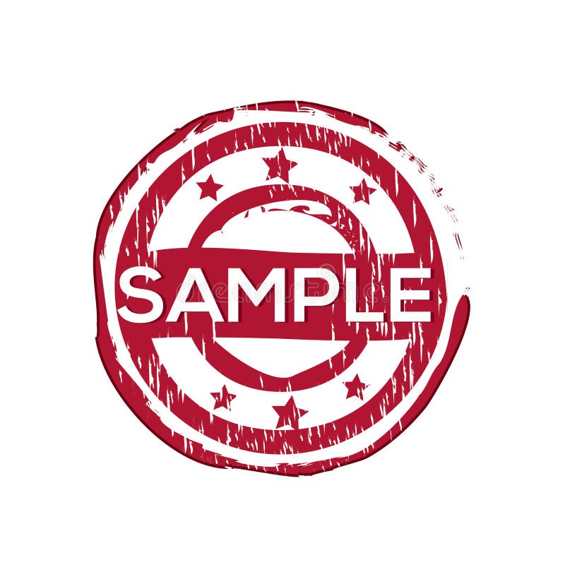 `Sample Vector Rubber Stamp Stock Vector - Illustration of seal ...