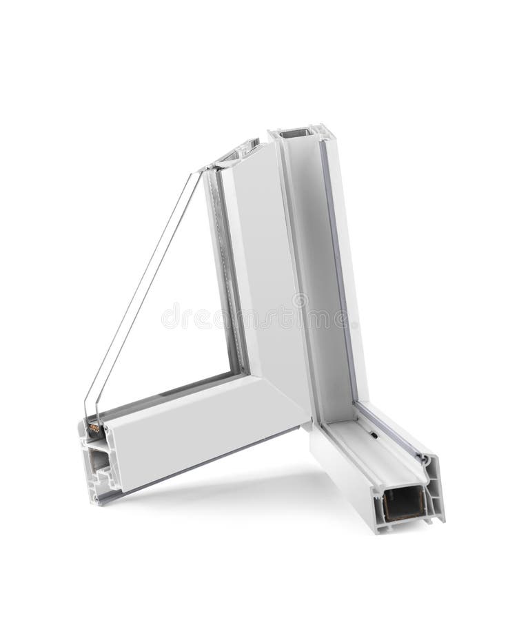 Sample 3 PVC of a window stock photo. Image of sample - 5103334