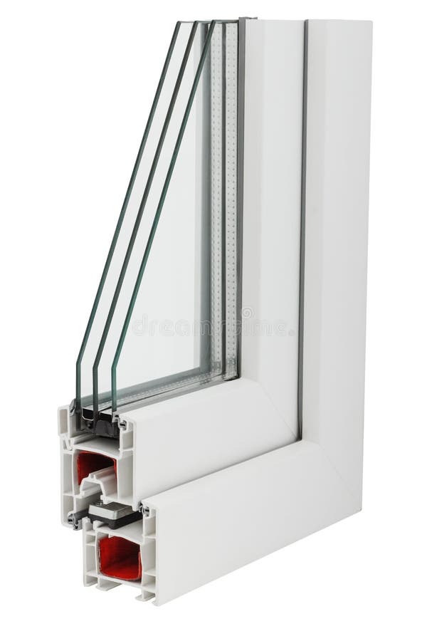 Sample of window profile stock photo. Image of background - 91133504