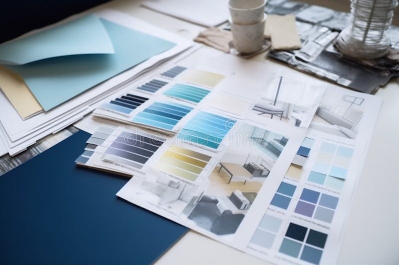 Color Palette House Interior Designer Selection Choice Swatch Sample ...