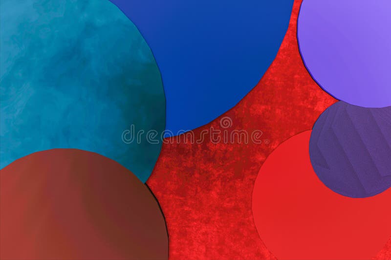 Sampler of Velvet Color Tones in Circular Samples. 3d Render. Stock ...