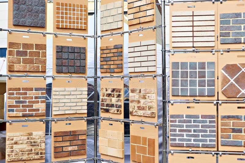 Samples of Wall Coatings Panels and Downpipes Stock Image - Image of ...