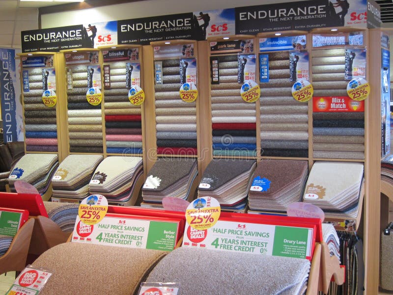 Samples of Carpets in a Store. Editorial Stock Image - Image of carpet ...