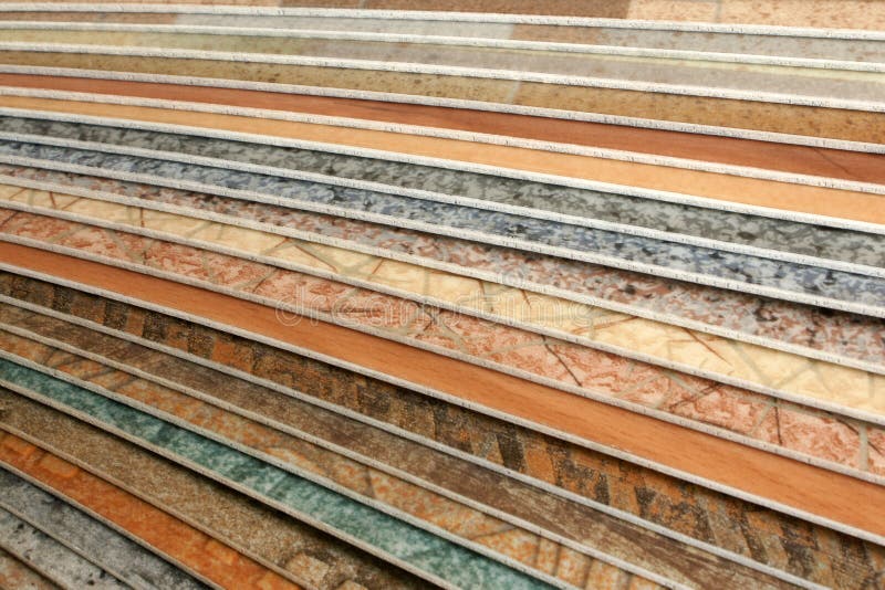 The Samples of Collection Linoleum Stock Photo - Image of catalogue ...