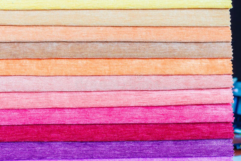 Samples of colored cloth stock photo. Image of dense - 123241130